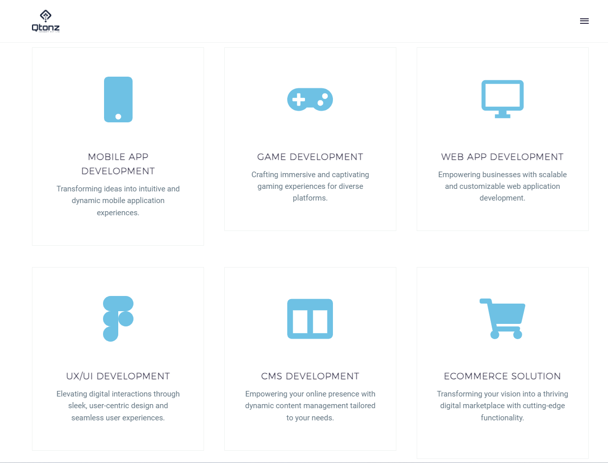 Services | Qtonz Infosoft Pvt. Ltd. - Innovative Software Solutions
